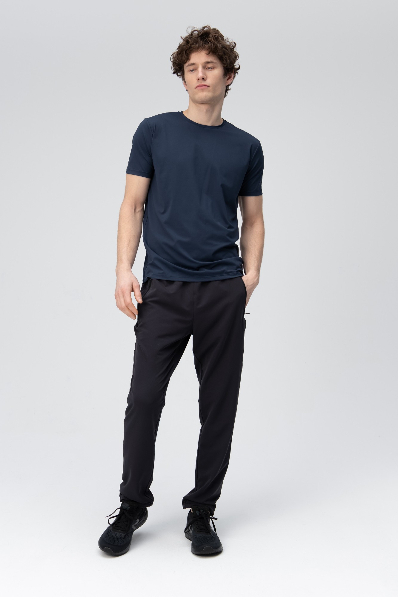 Light stretch fabric pants | Audimas