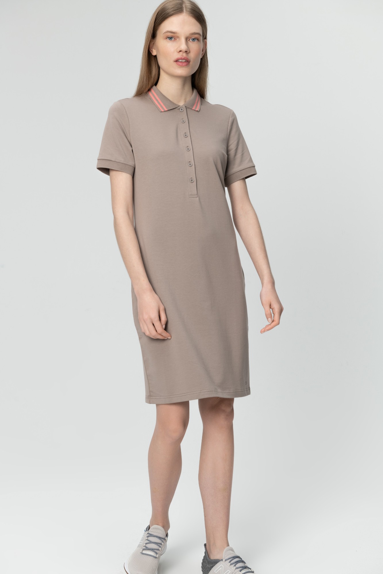 Soft surface modal polo dress | Audimas