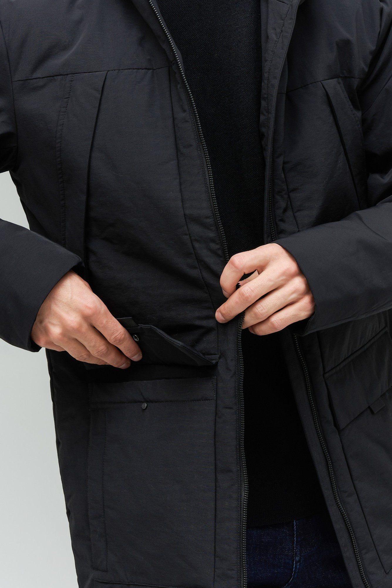 Long jacket with THERMORE thermal insulation | Audimas