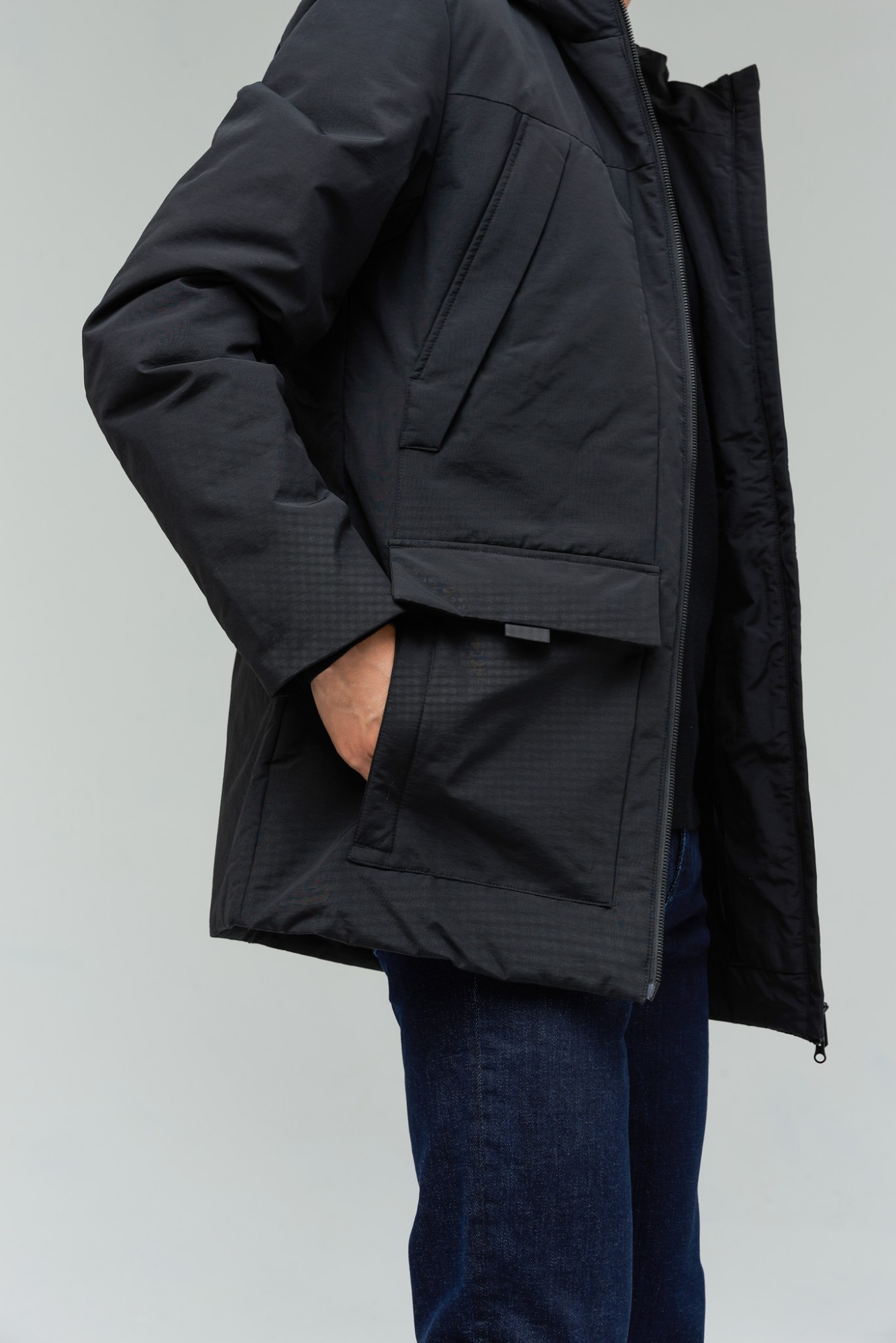 Long jacket with THERMORE thermal insulation | Audimas