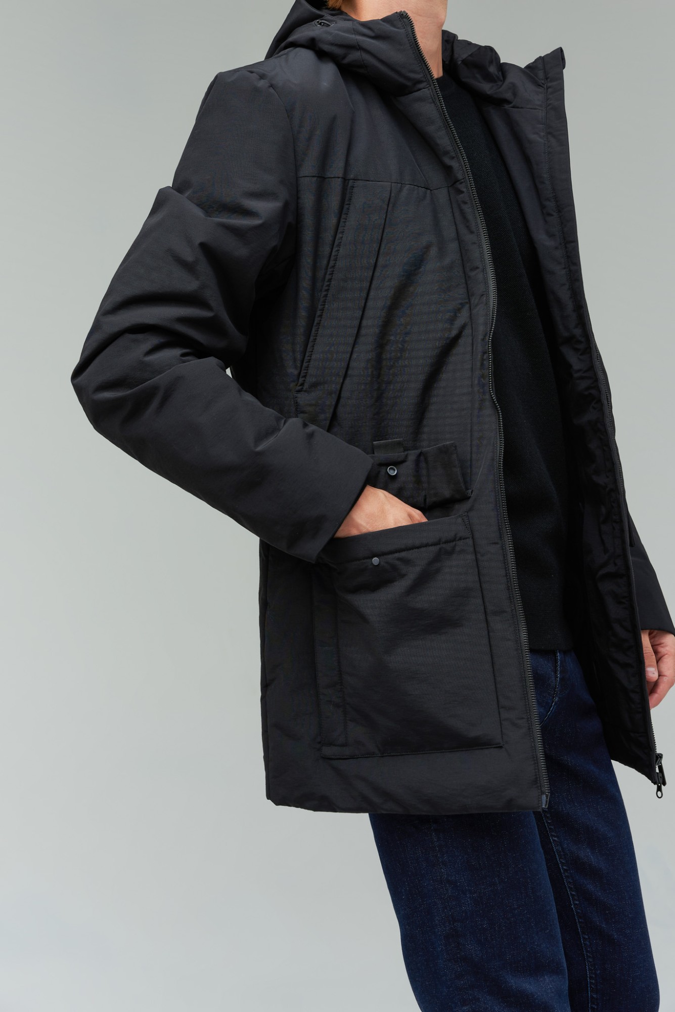 Long jacket with THERMORE thermal insulation | Audimas