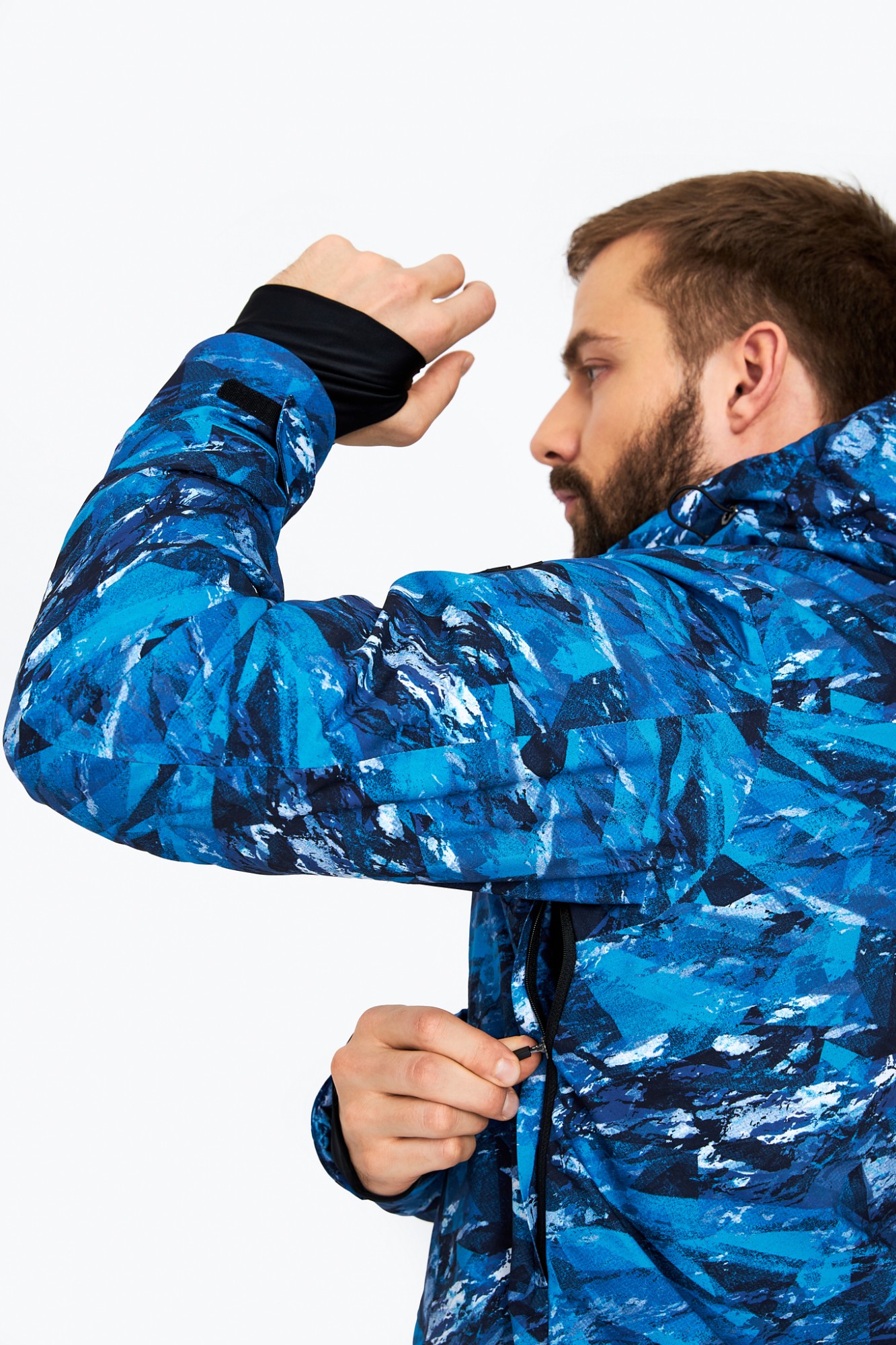 Long ski jacket with THERMORE thermal insulation | Audimas