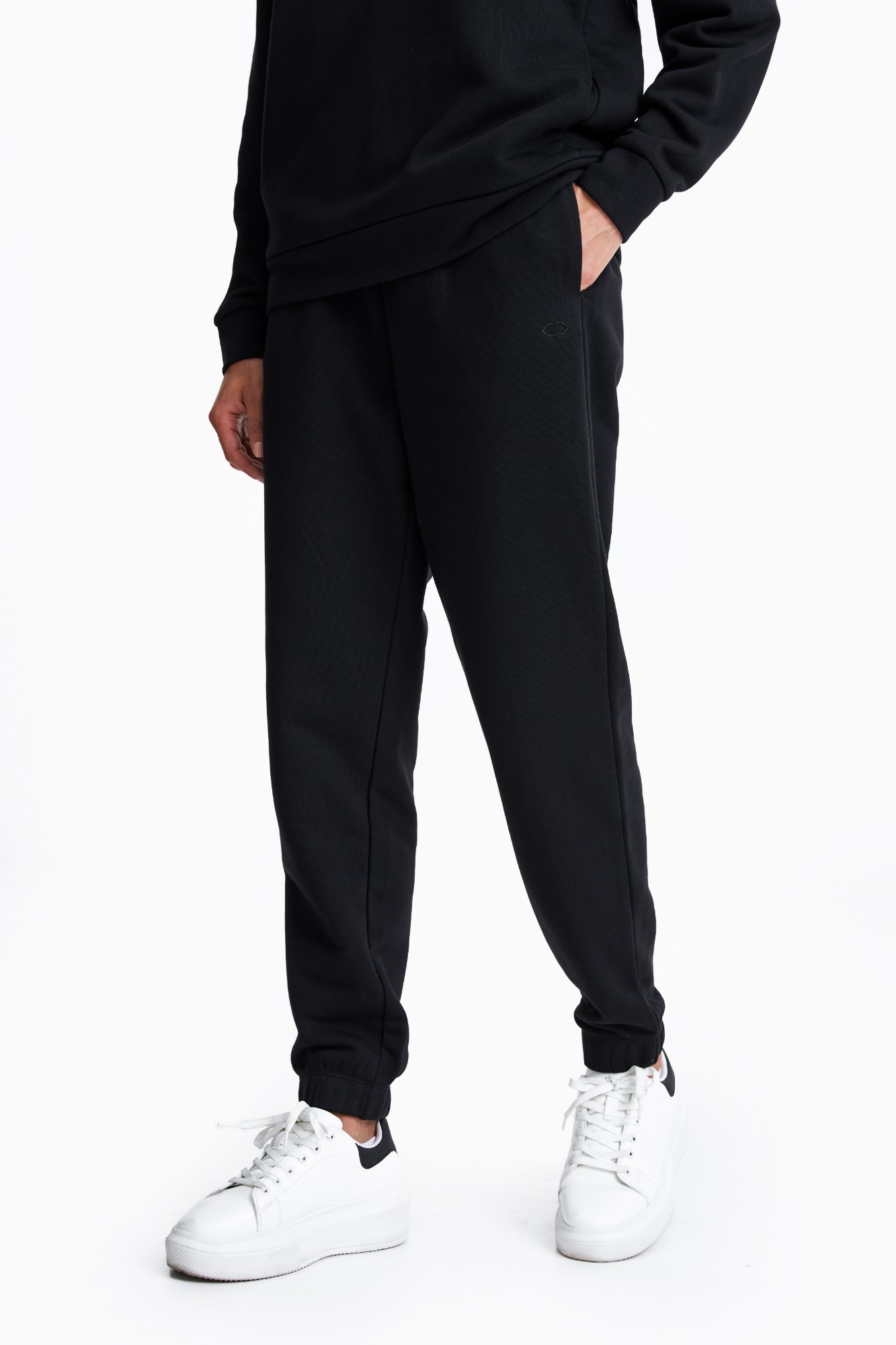 Organic cotton French terry sweatpants | Audimas