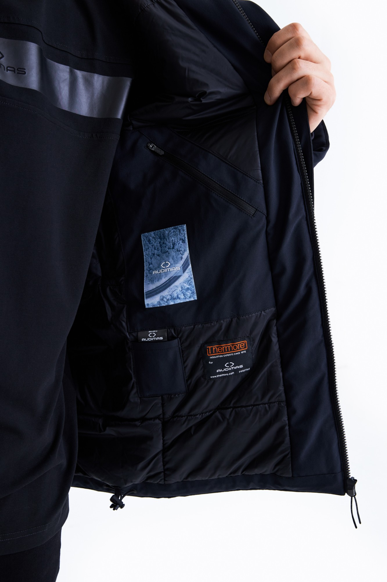 Waterproof jacket with THERMORE thermal insulation | Audimas