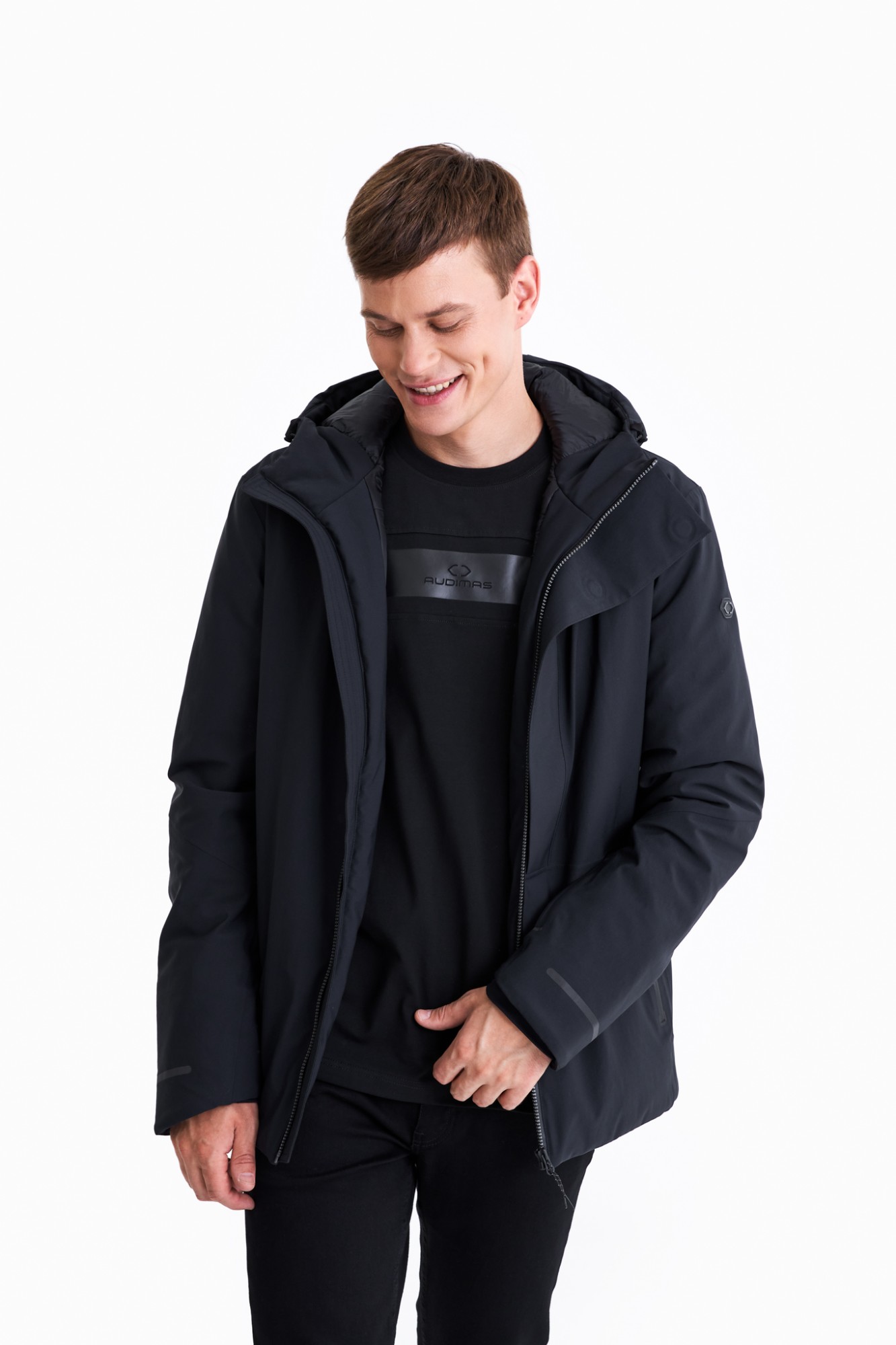 Waterproof jacket with THERMORE thermal insulation | Audimas