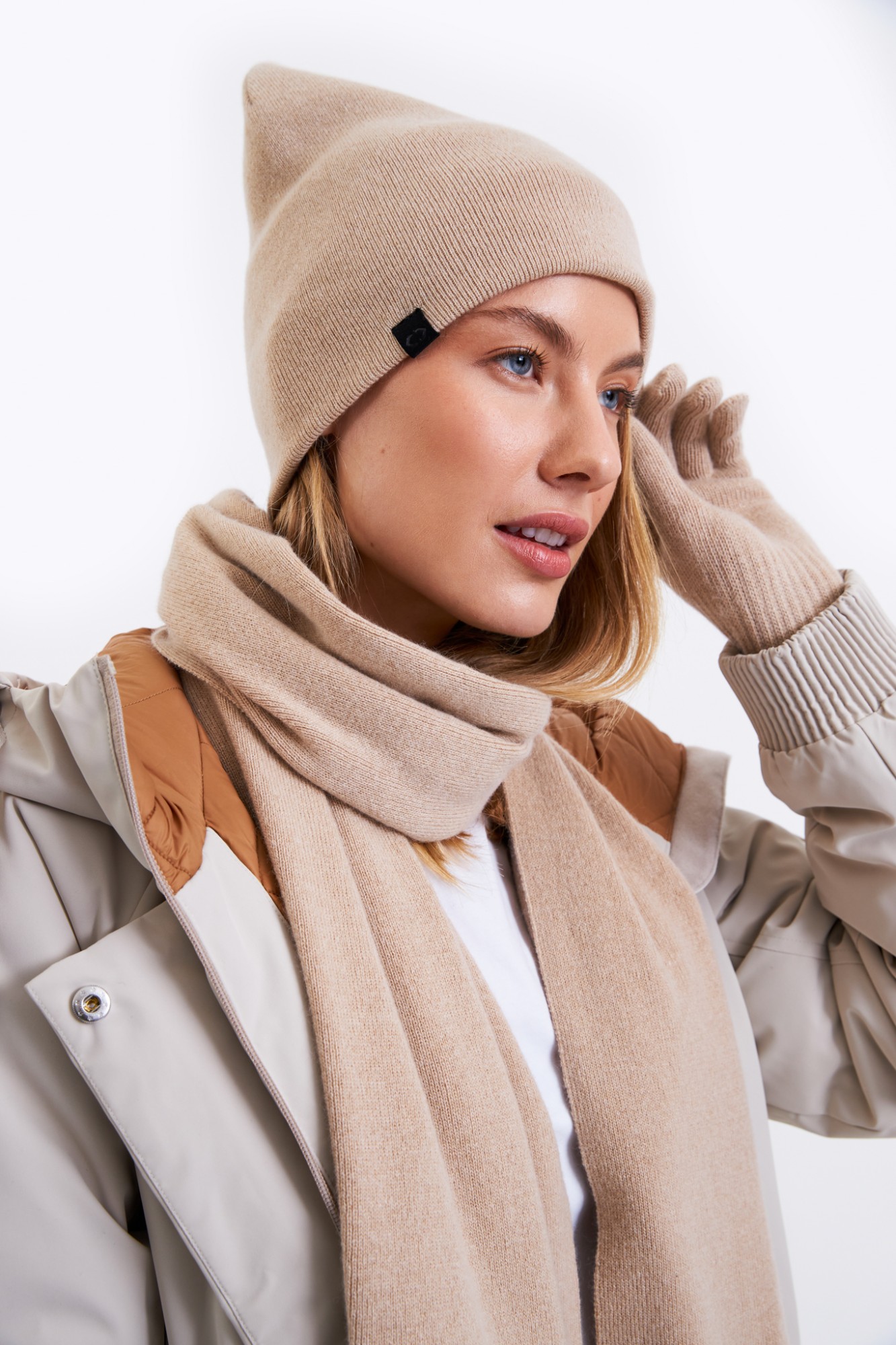 Knitted merino wool hat | Audimas