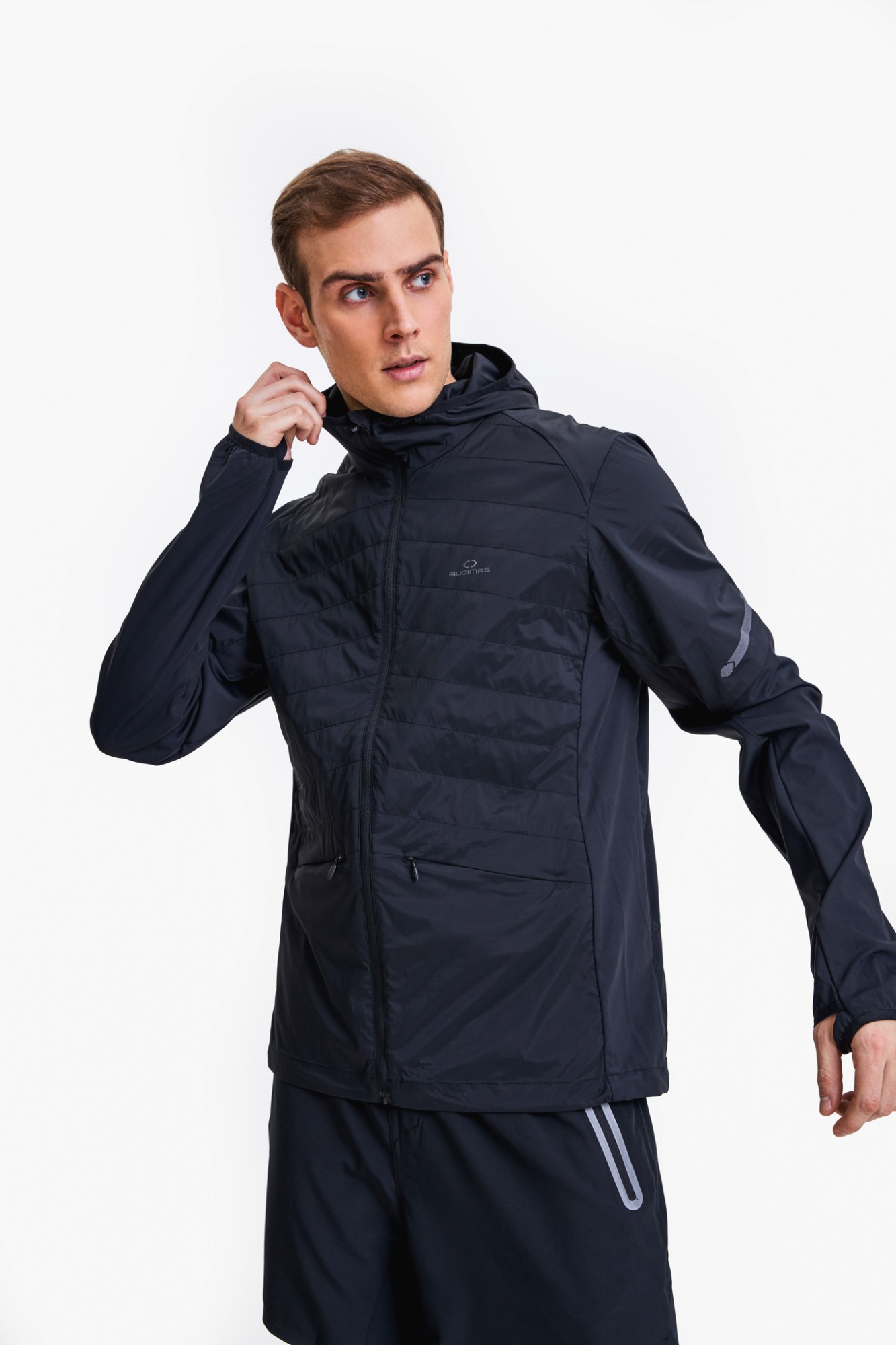 Hybrid running jacket | Audimas