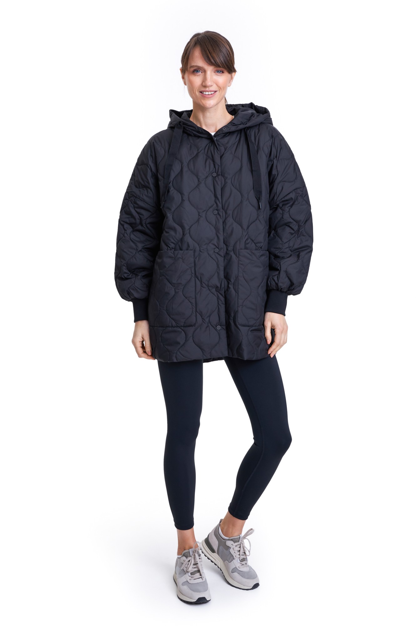 Oversized quilted jacket | Audimas