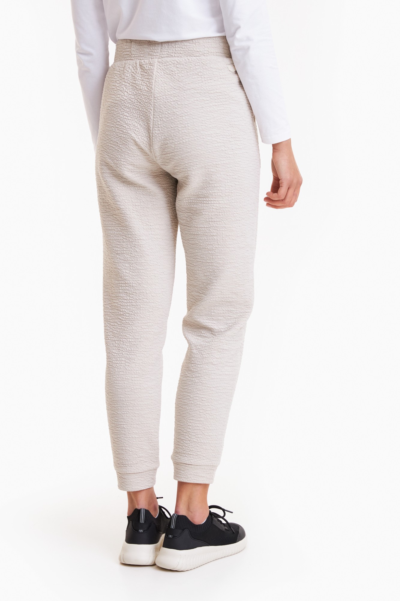 Textured fabric sweatpants | Audimas