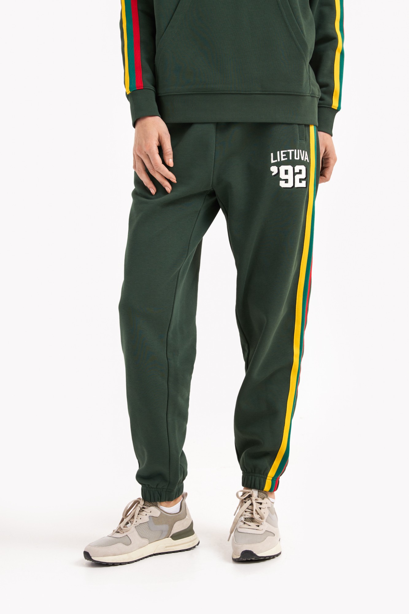Organic cotton retro style sweatpants | Audimas
