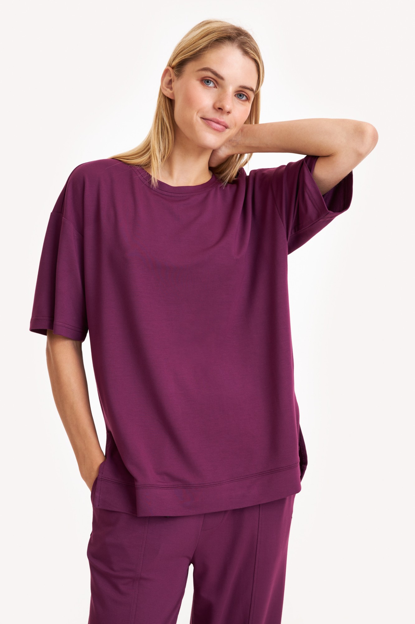 Loose fit modal T-shirt | Audimas