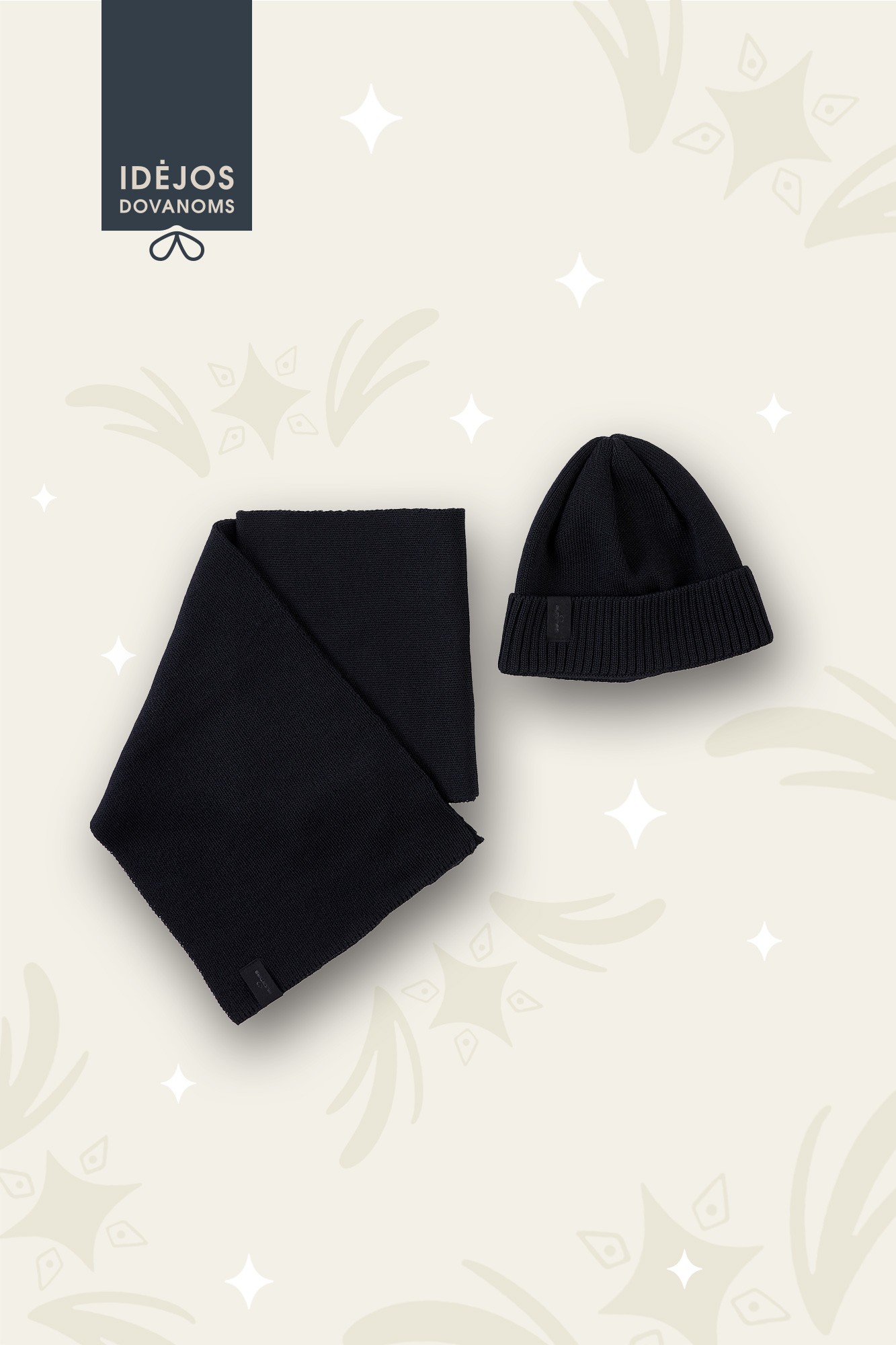 Merino wool hat and scarf set | Audimas