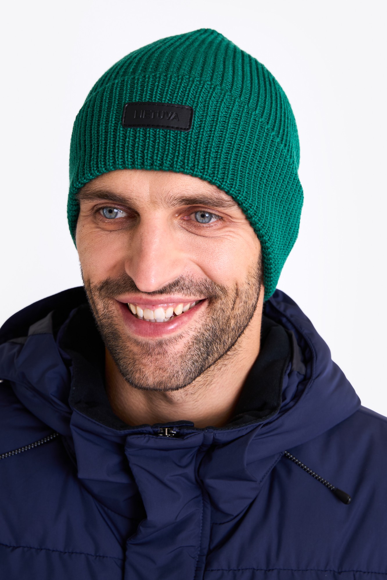 National collection knitted merino wool hat | Audimas