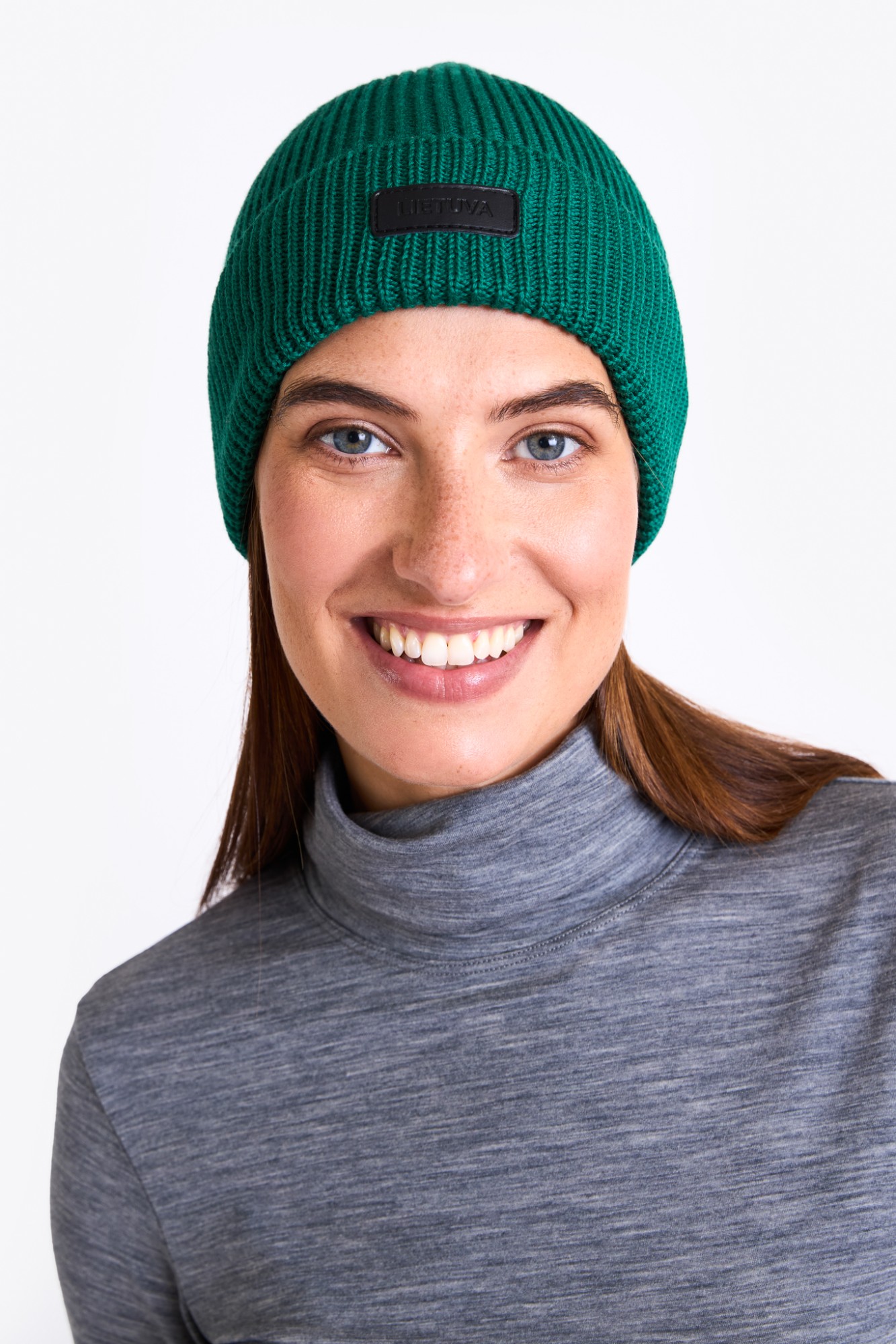 National collection knitted merino wool hat | Audimas