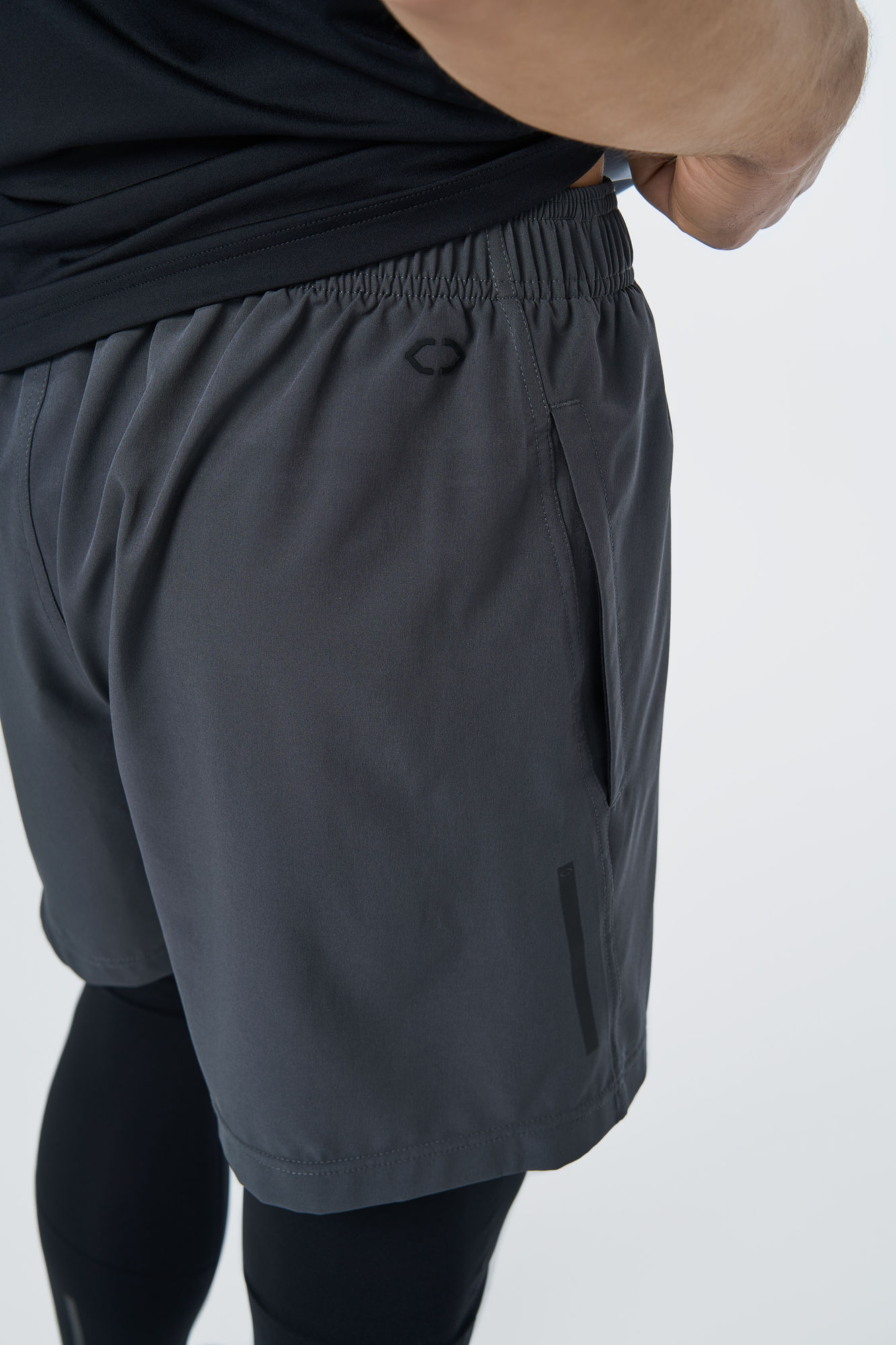 Printed medium length shorts | Audimas