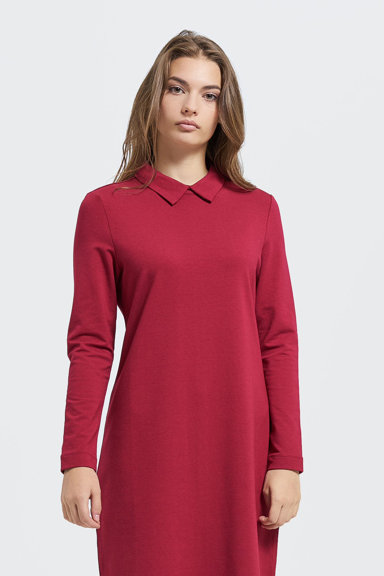 Modal-cotton terry midi dress | Audimas