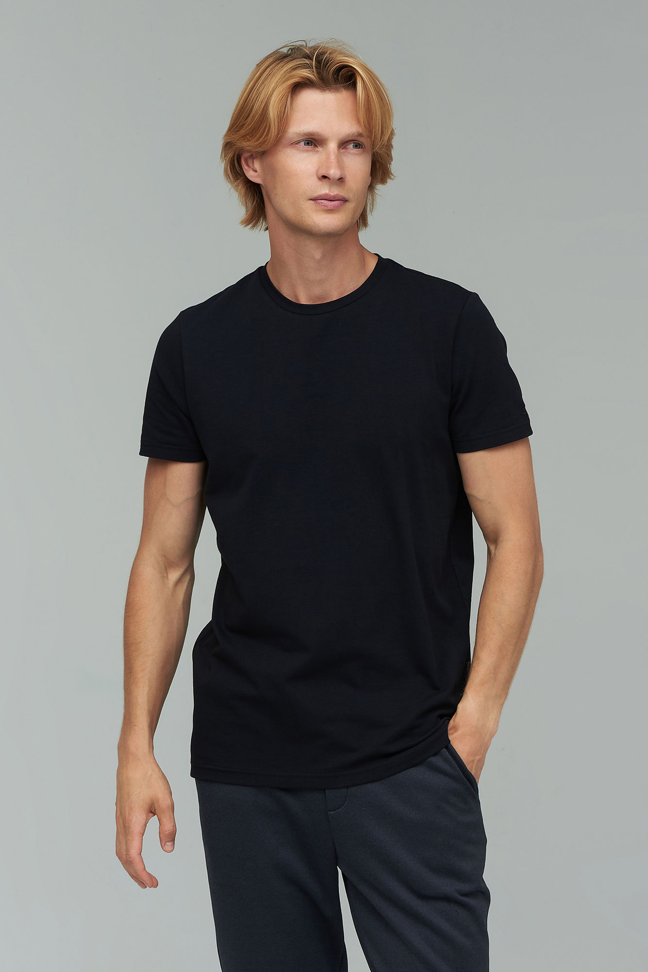 Stretch cotton t-shirt | Audimas