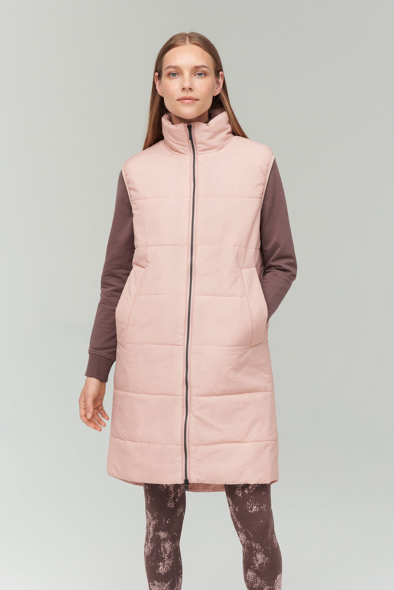 Long vest with THINSULATE thermal insulation | Audimas